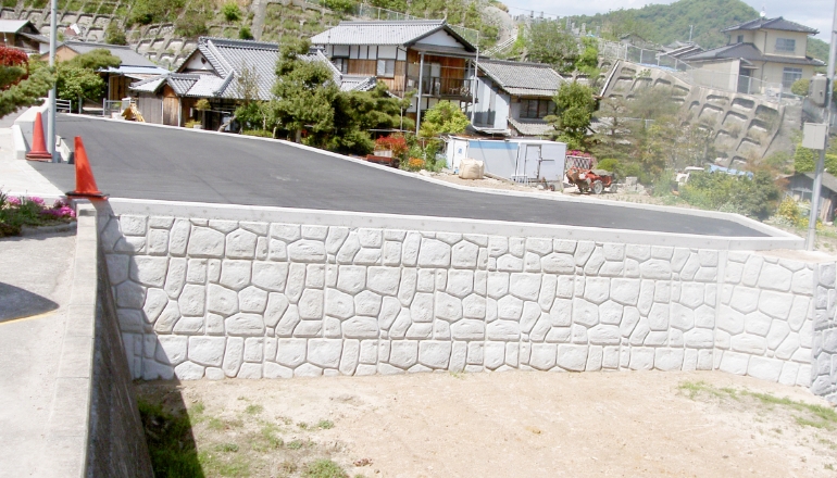 ブロック工事施工例④ | 平井興産株式会社